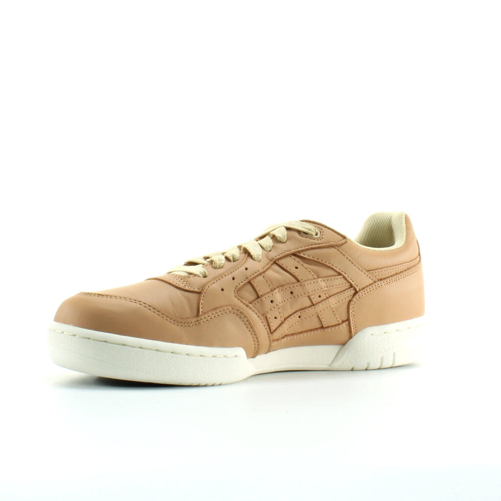 Asics Gel-Circuit Beige Leather Mens Lace Up Trainers 1193A091 250 ...