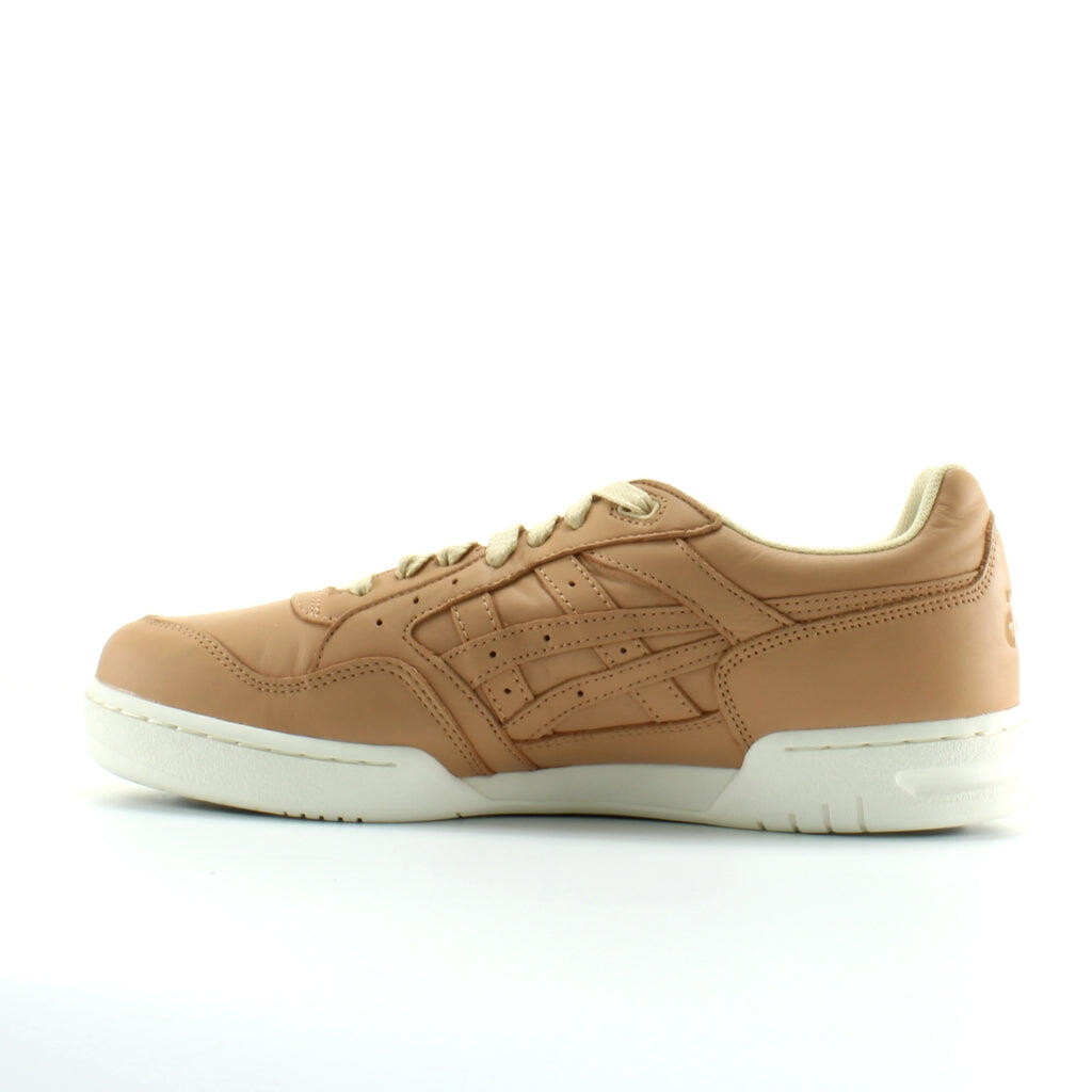 Asics Gel-Circuit Beige Leather Mens Lace Up Trainers 1193A091 250 ...