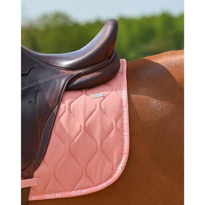 Tapis de selle LOVE DRESSAGE Marine - GEM GEM EQUITATION | Decathlon