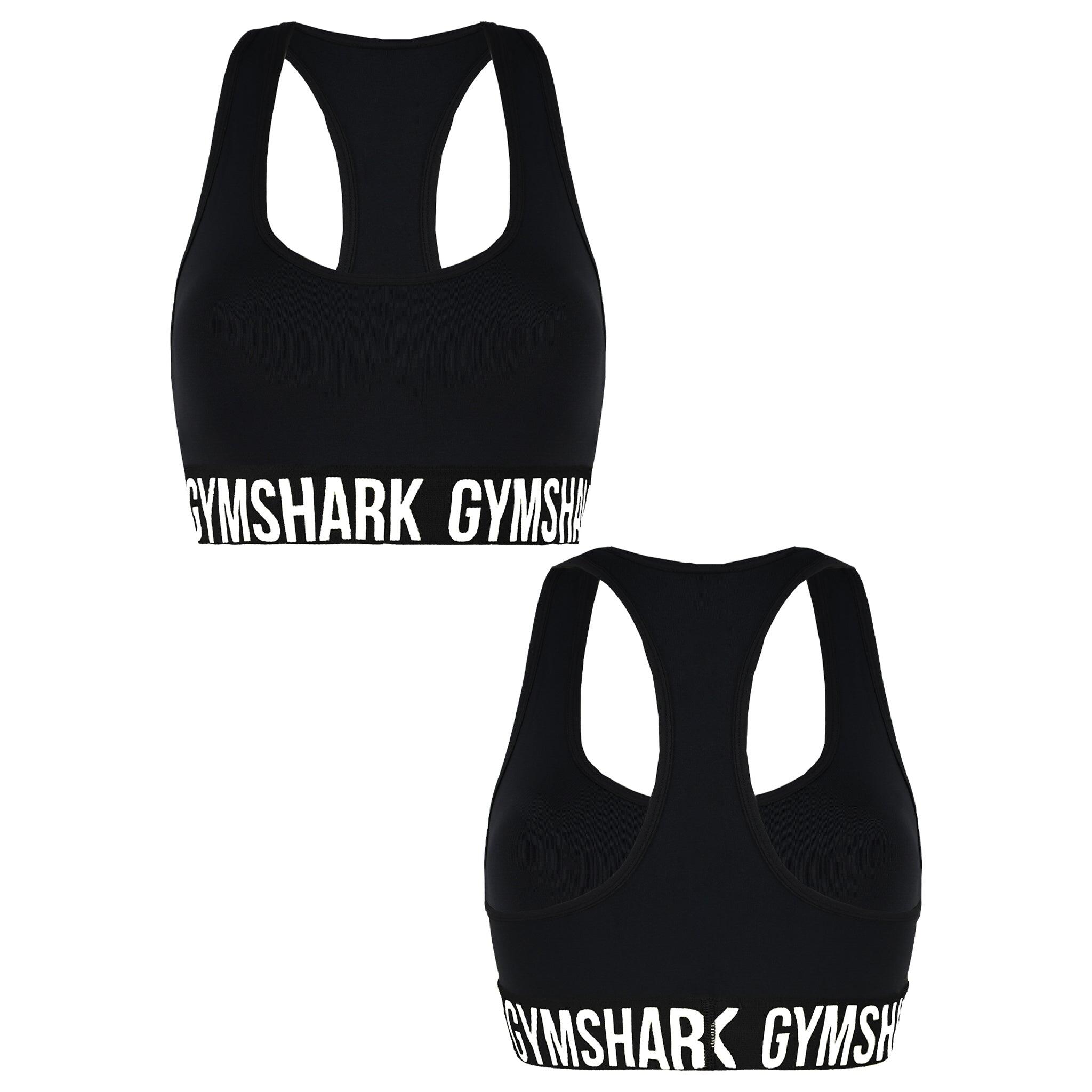 Gymshark Fit Womens Black Sports Bra | Decathlon