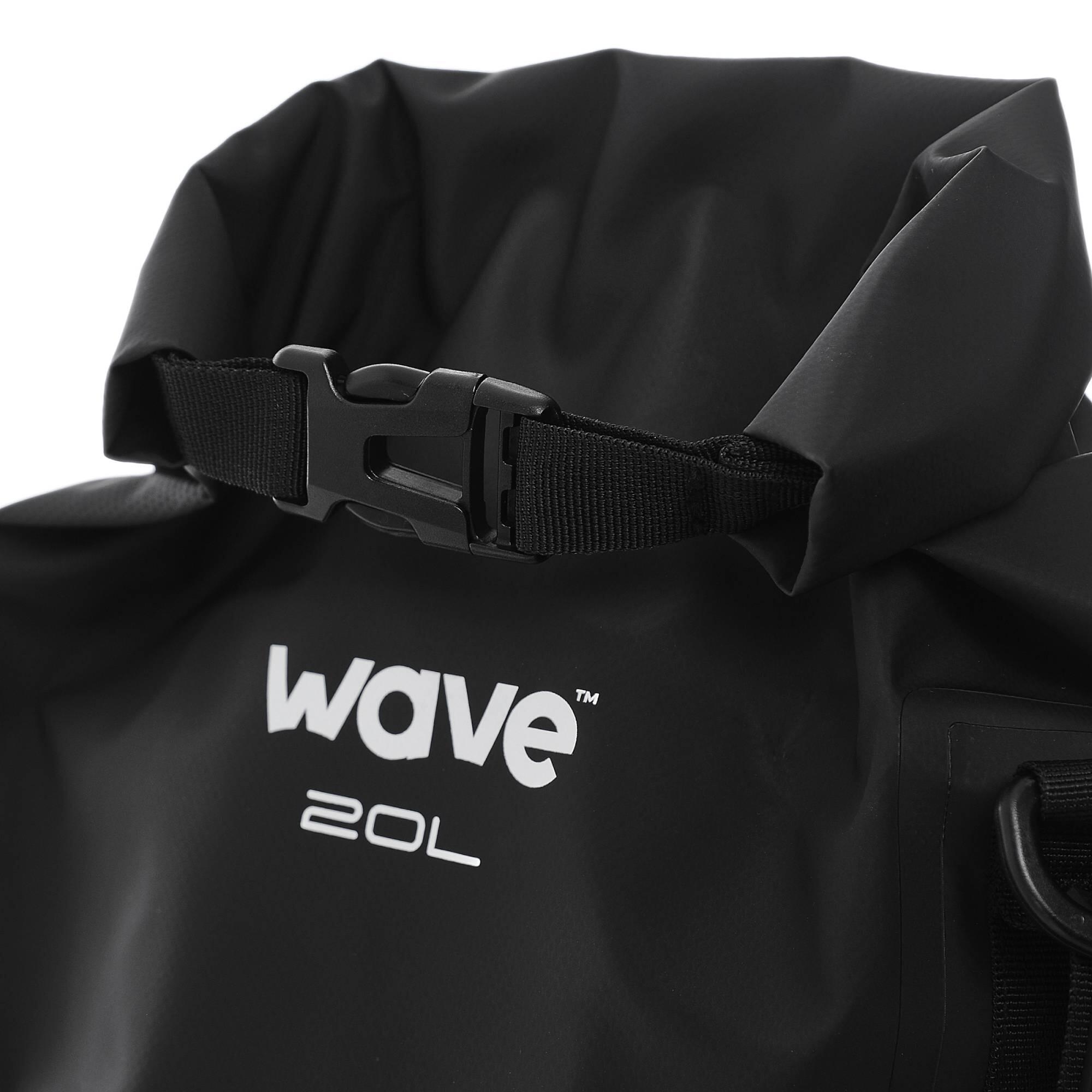 Wave Waterproof PVC Dry Bag | Lightweight Backpack with Adjustable ...