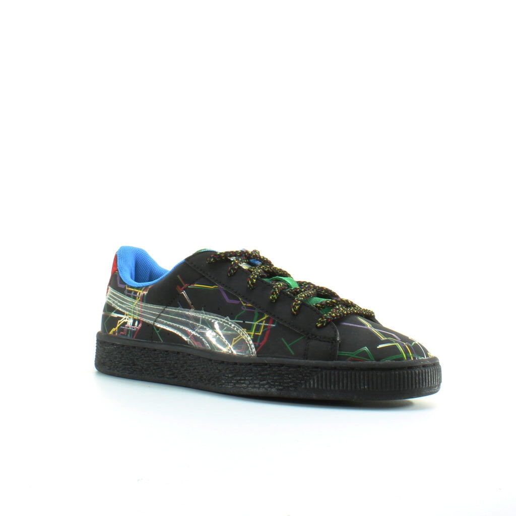 Puma Basket x Dee & Ricky Mens Black Trainers | Decathlon