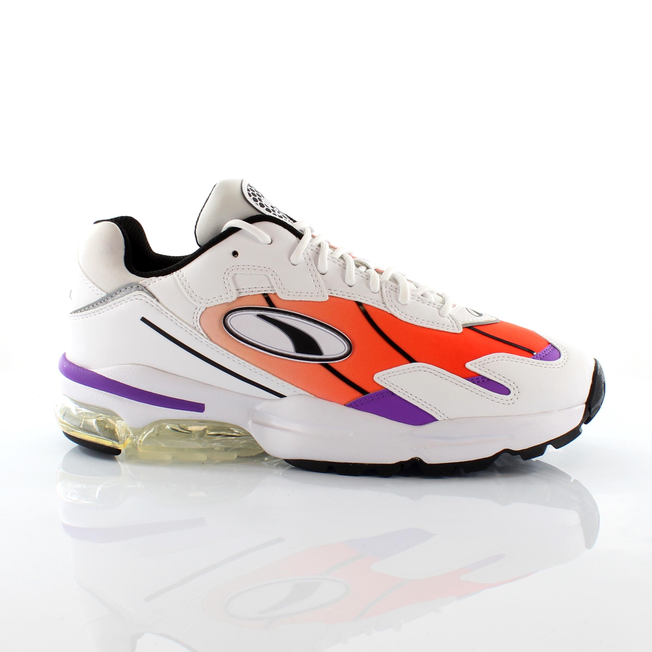 Puma Cell Ultra Fade Mens White/Orange Trainers PUMA | Decathlon