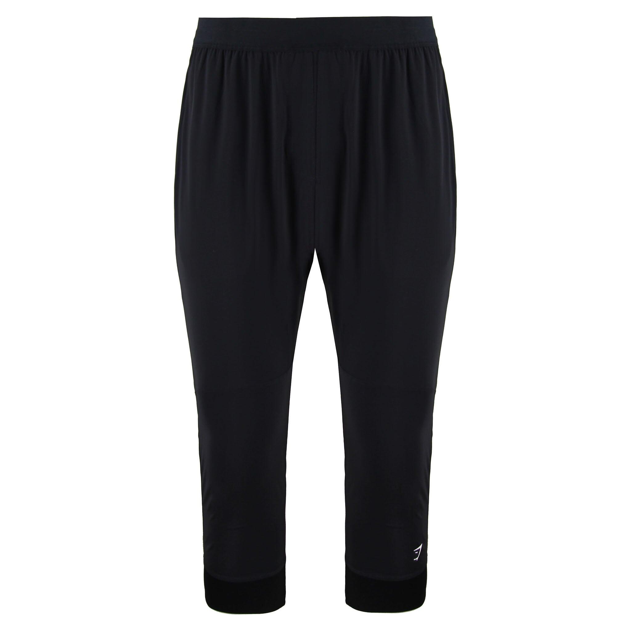 Gymshark Studio Mens Black 3/4 Joggers GYM SHARK | Decathlon