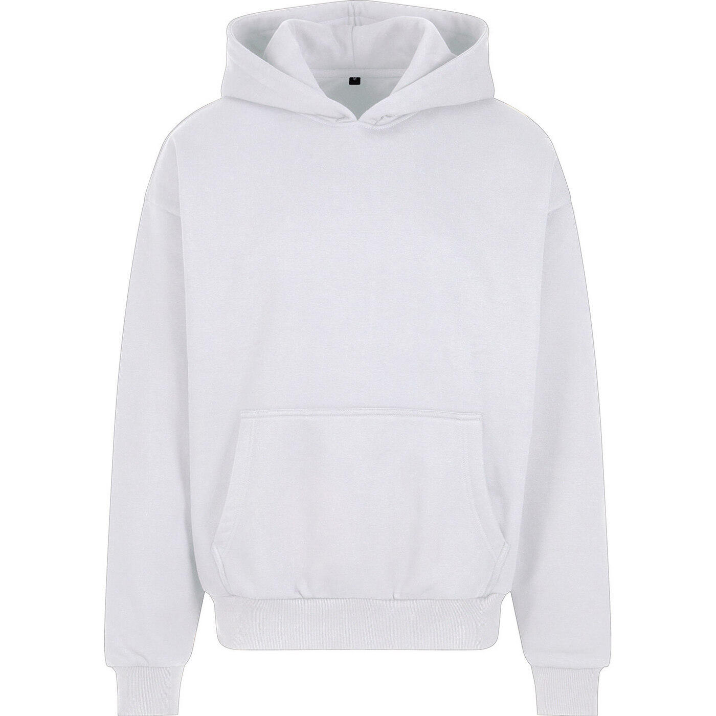Mens Oversized Hoodie (White) BUILD YOUR BRAND | Decathlon