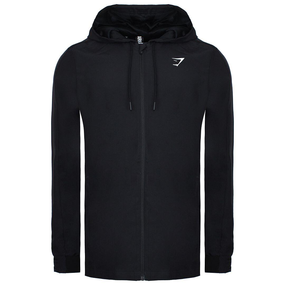 Gymshark Logo Mens Black Track Jacket GYM SHARK | Decathlon