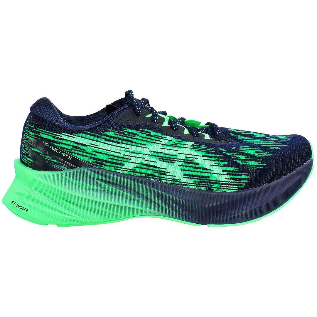 Asics Novablast 3 Mens Green Running Shoes ASICS | Decathlon