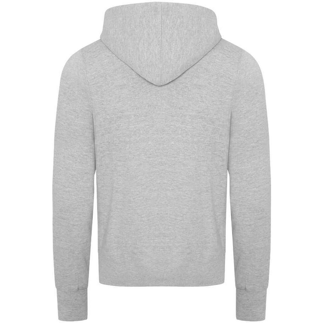 Womens/Ladies Zoodie Heather Full Zip Hoodie (Heather Grey) AWDIS ...