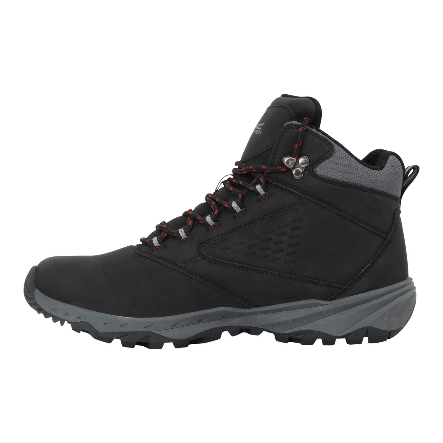 Mens Amble Walking Boots (Black/Rio Red) REGATTA | Decathlon