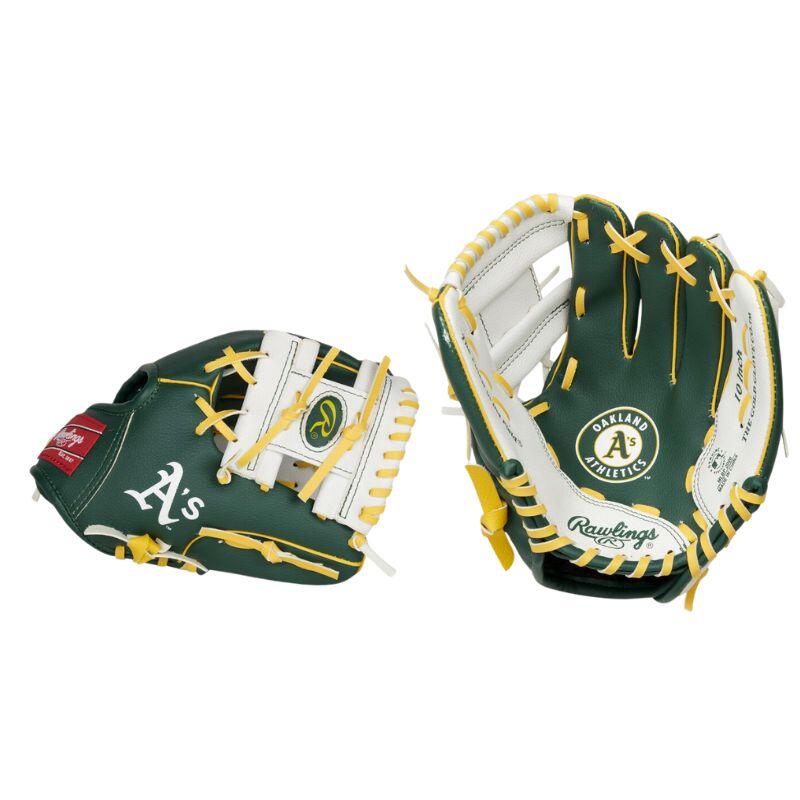 Gants Rawlings MLB Logo Attraper à gauche 10 Inch Team Athletics ...