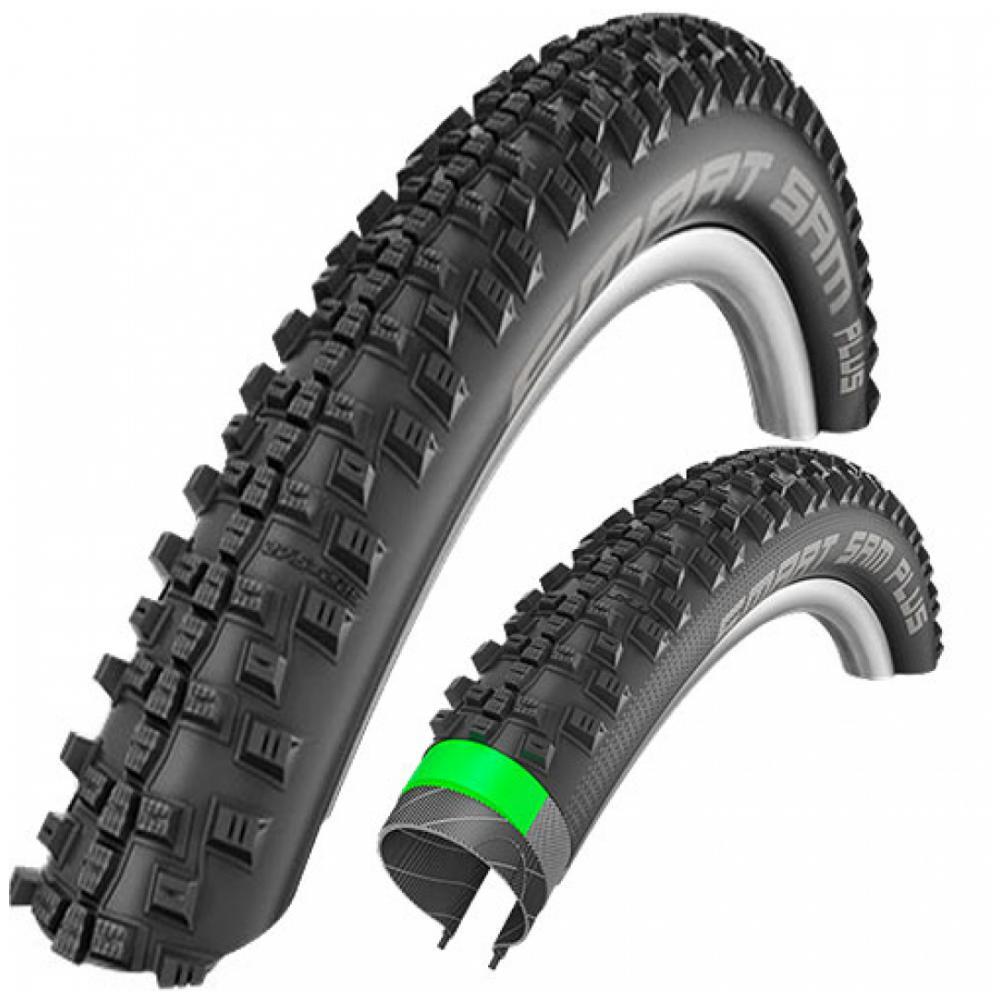 1 x Schwalbe Drahtreifen SMART SAM PLUS 27.5x2.25 SCHWALBE | Decathlon