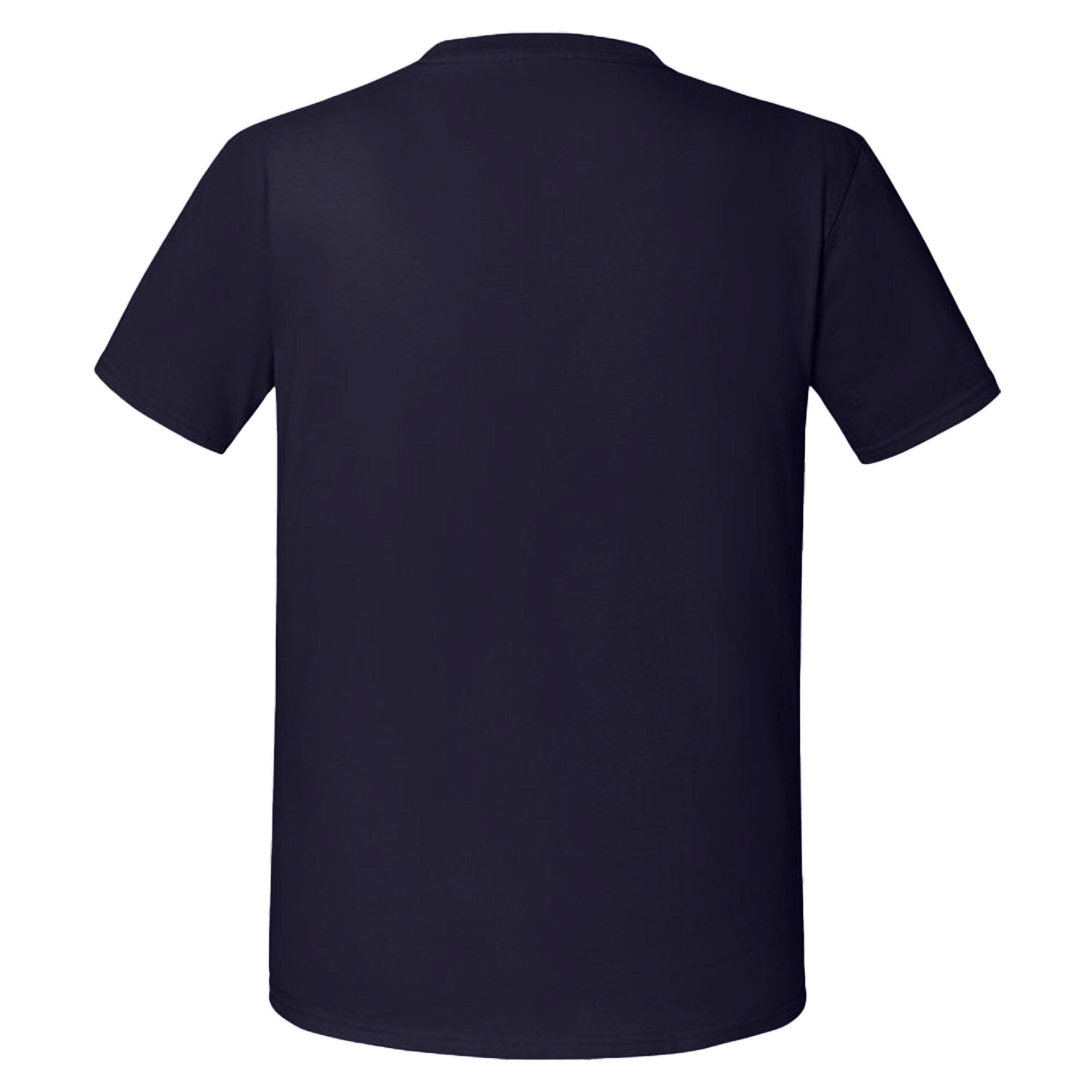Mens Iconic 195 Ringspun Premium Tshirt (Navy) FRUIT OF THE LOOM ...
