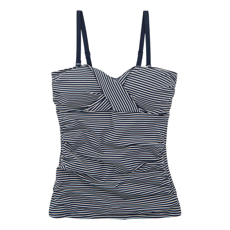 Haut De Tankini ACEANA Femme (Bleu Marine / Blanc) REGATTA | Decathlon