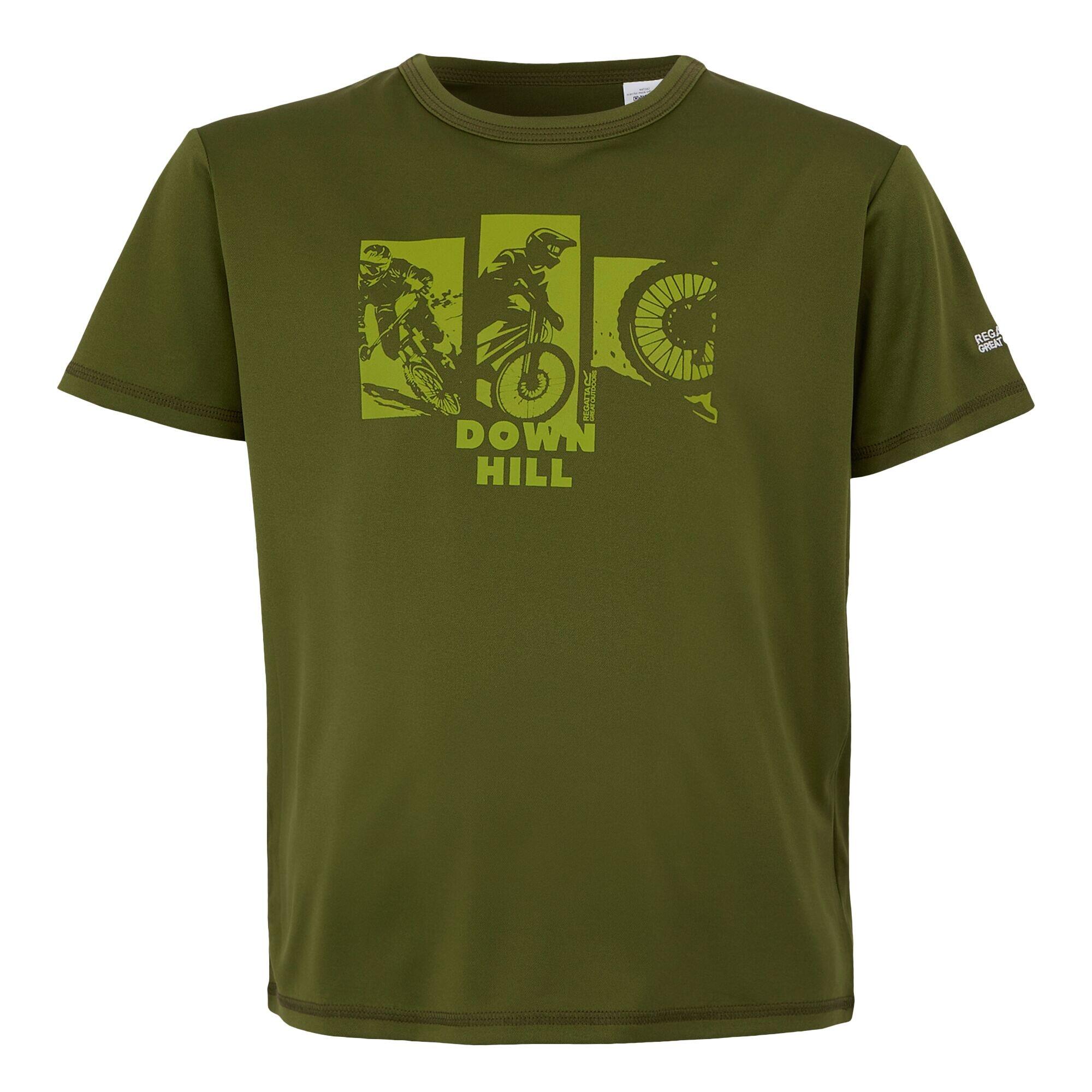 Childrens/Kids Alvarado IX Down Hill Mountain Bike TShirt (Nephrite ...