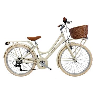 Vélo de Fille Dolce Vita by Canellini ROMA 24" 6V avec panier - Rose ...