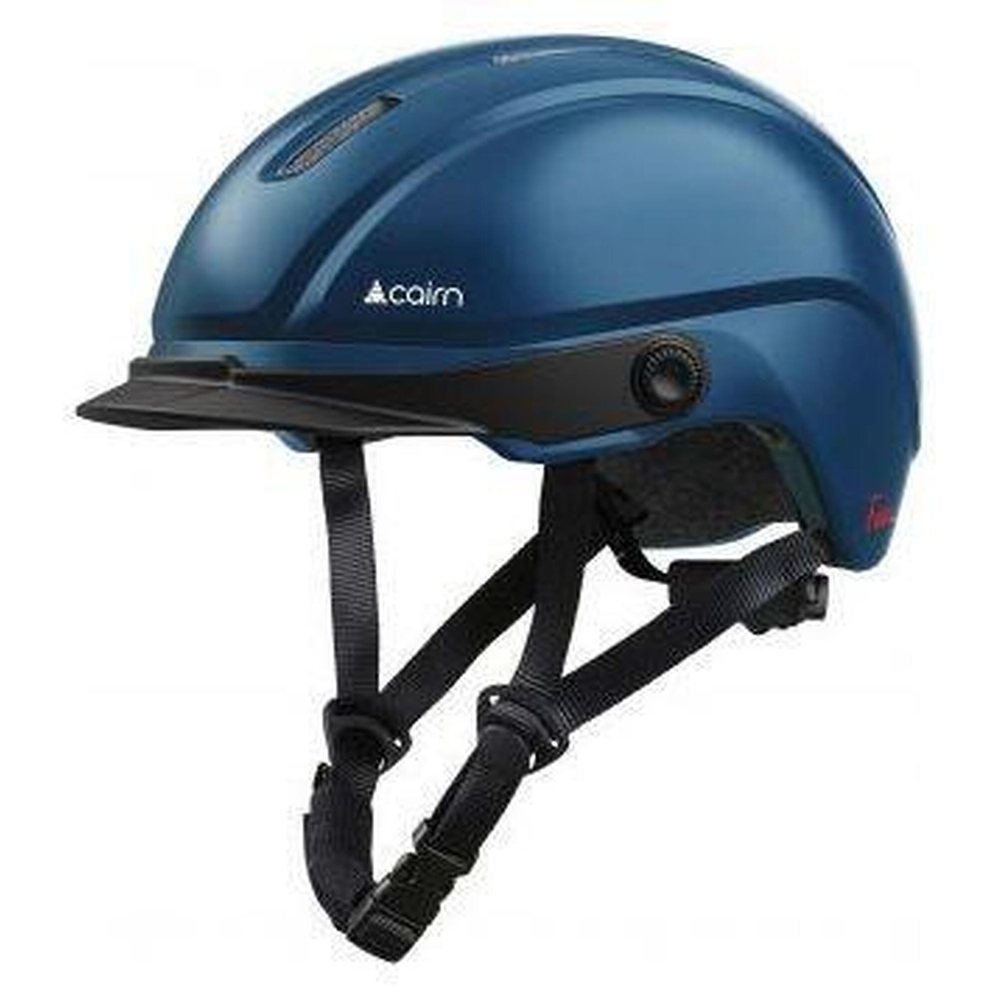 Casque Ville Cairn Fuse Metallic Bleu CAIRN | Decathlon
