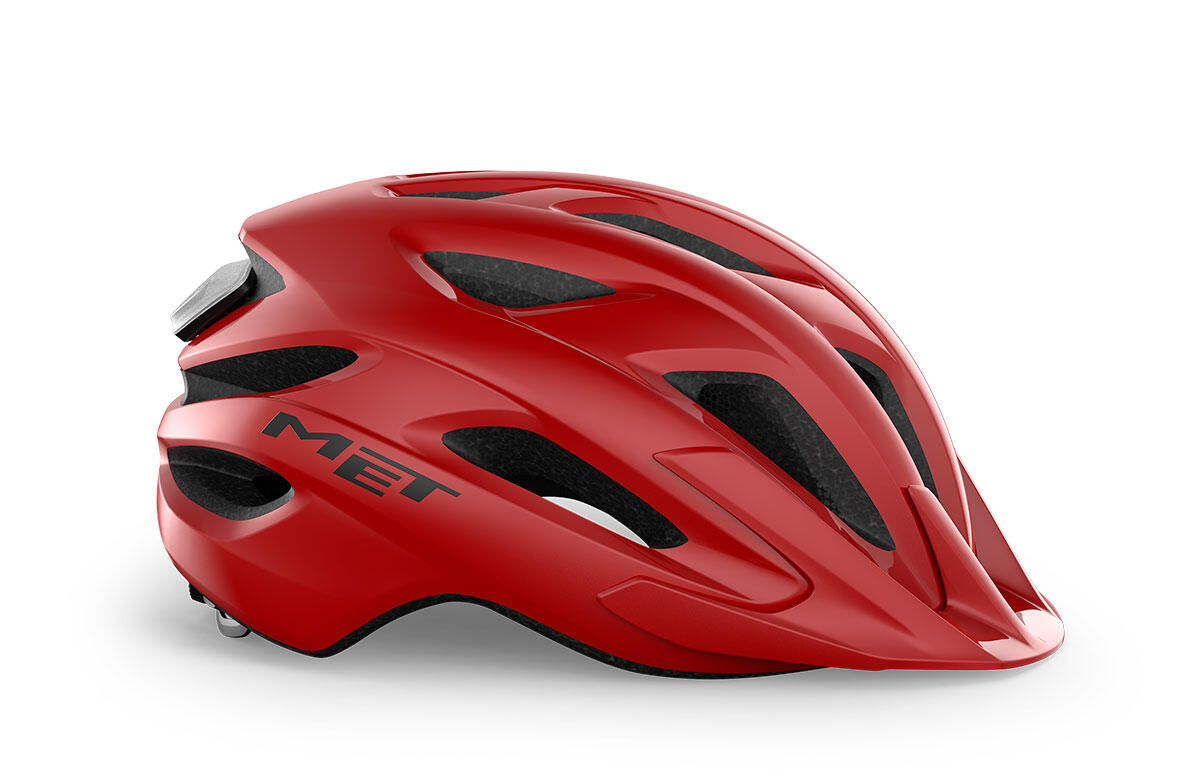 MET Crossover All round Bike Helmet - Red MET | Decathlon