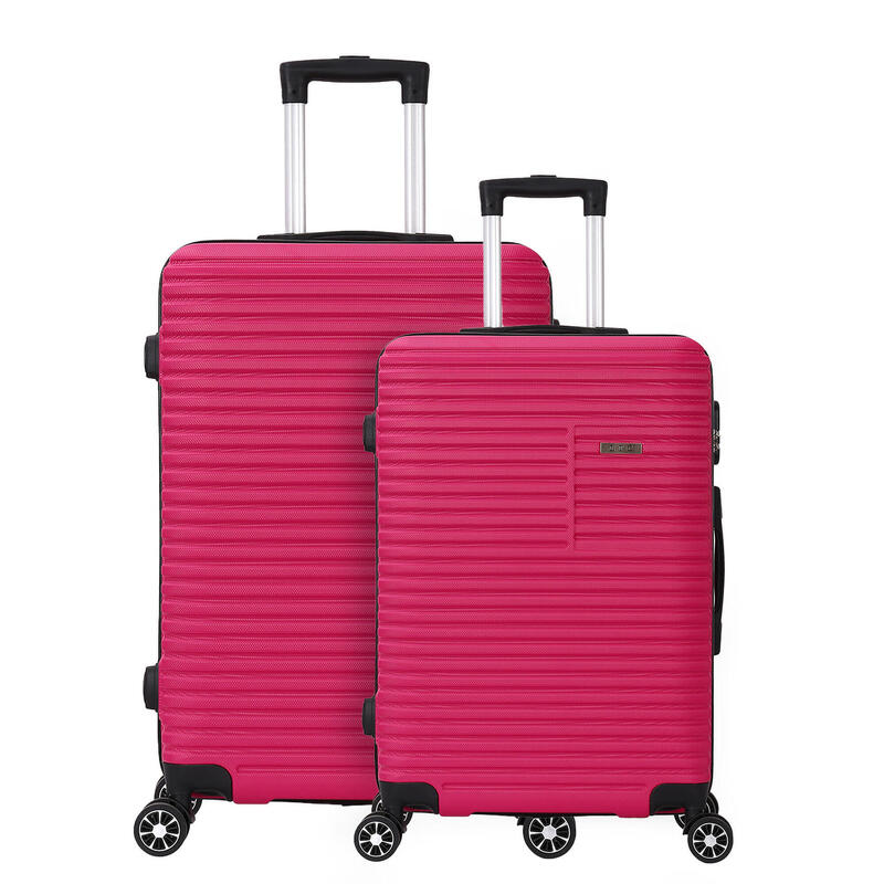 Set de 2 valises S+L Vera Violet Red LE TEMPS DES CERISES | Decathlon