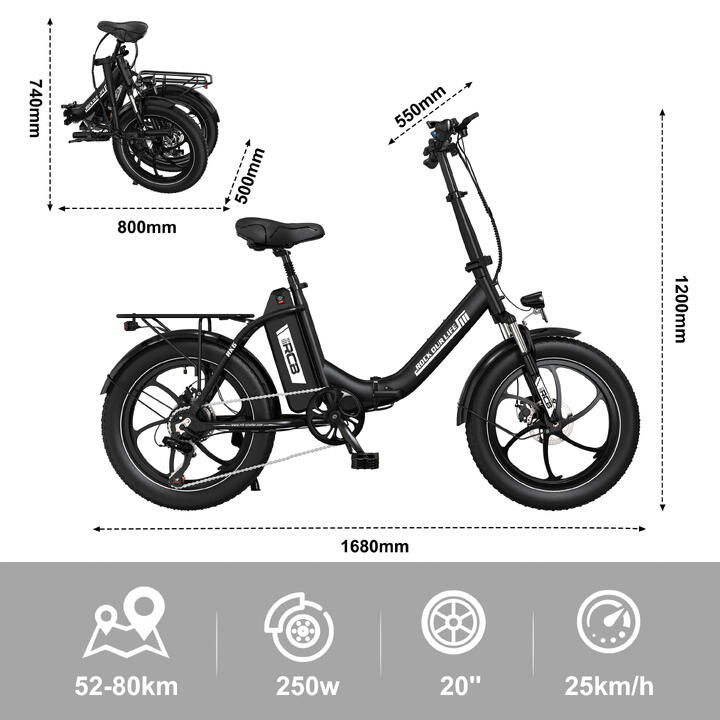 Vélo électrique pliable Adulte 20'' E-Bike 36V 15.6Ah- RCB RK6 RCB ...