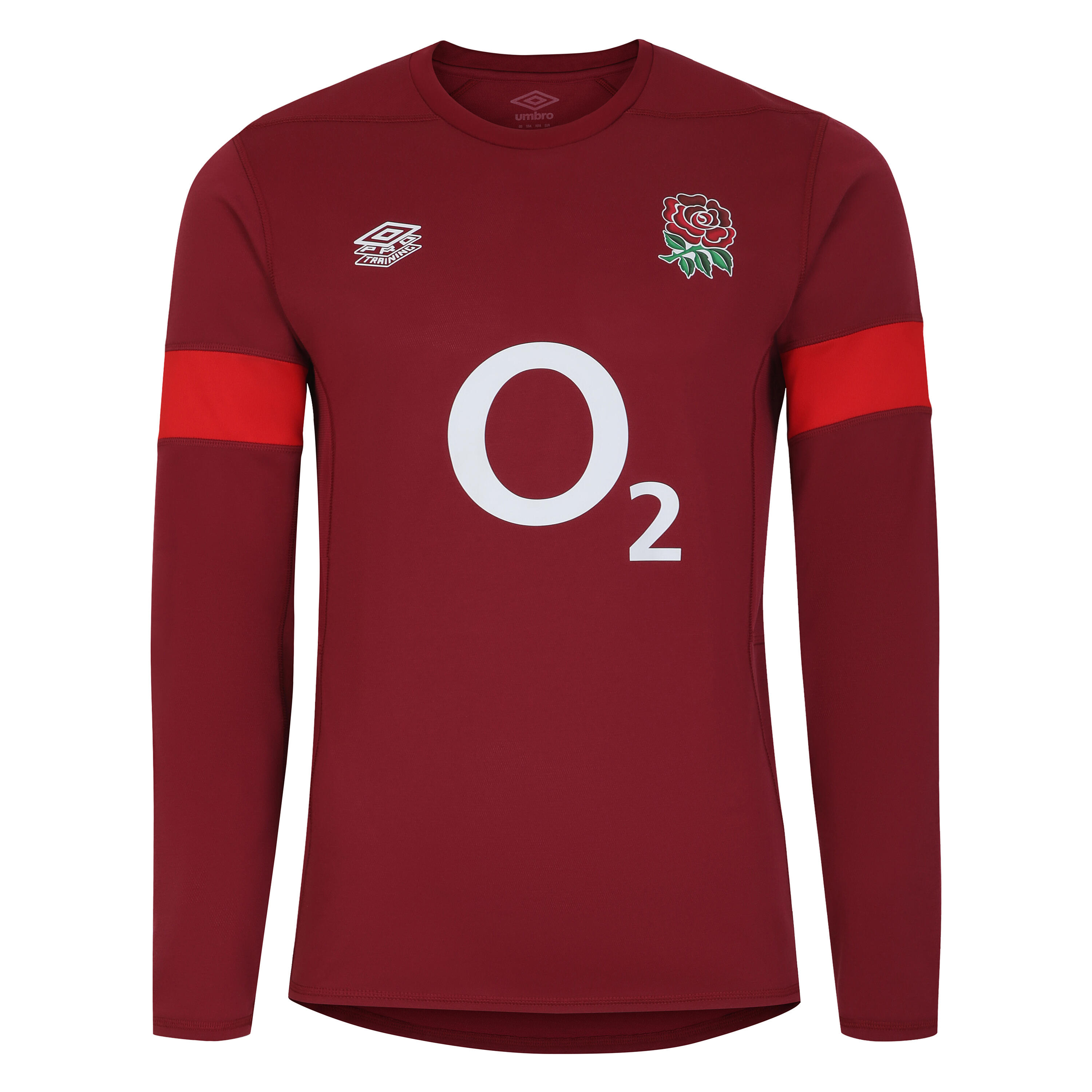 England RFU Mens Relaxed Training Long Sleeve Rugby Shirt UMBRO | Decathlon
