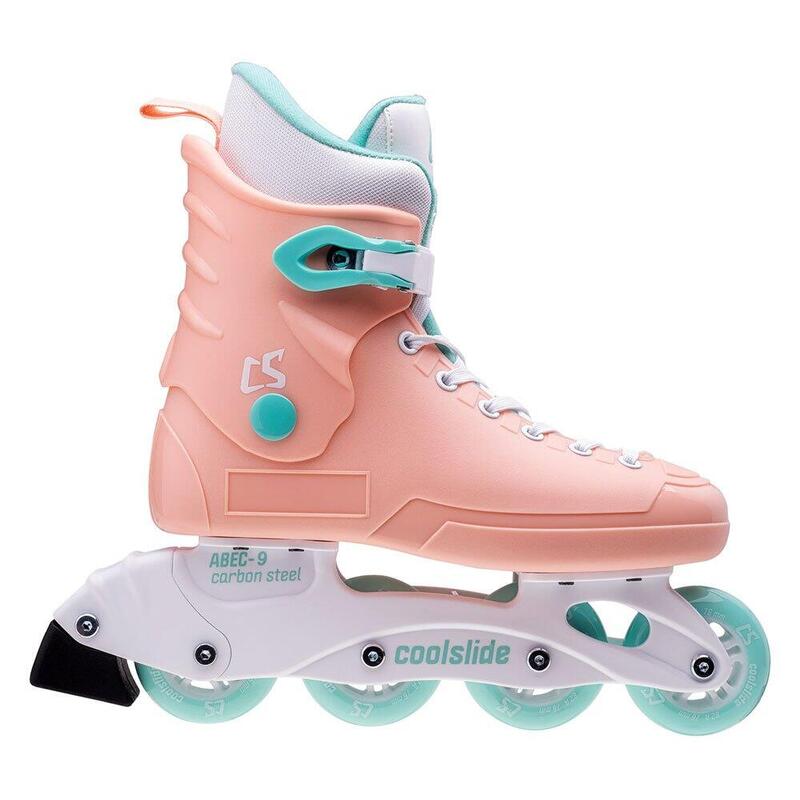 Rollers PARADISO Femme (Corail Clair / Blanc) COOLSLIDE | Decathlon