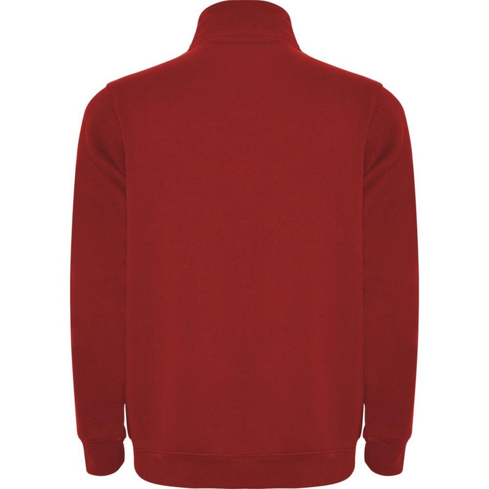 Mens Aneto Quarter Zip Sweatshirt (Red) | Decathlon