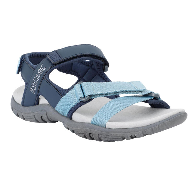 Sandales SANTA CLARA Femme (Bleu Marine / Bleu De Gris) REGATTA | Decathlon