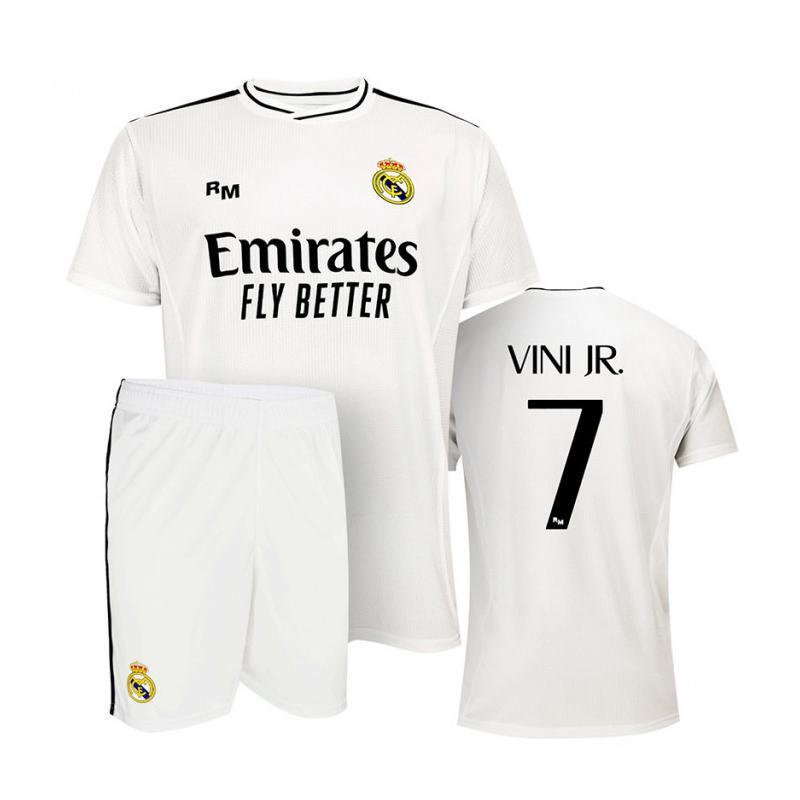 Kit Real Madrid Junior Domicile Vini Jr. 2024/25 Replica ( Vinícius ...