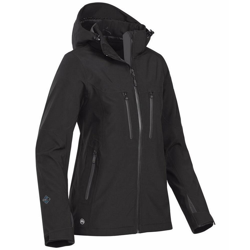 Womens Patrol Technical Softshell Jacket (Black/ Carbon) STORMTECH ...
