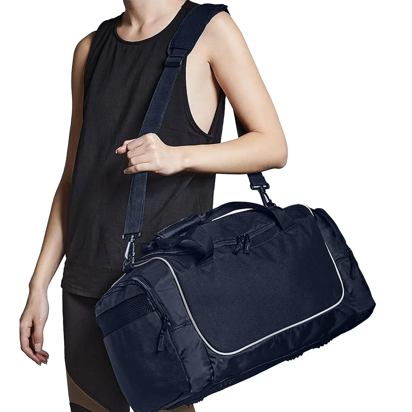 Teamwear Locker Bag (French Navy/Light Grey) QUADRA | Decathlon