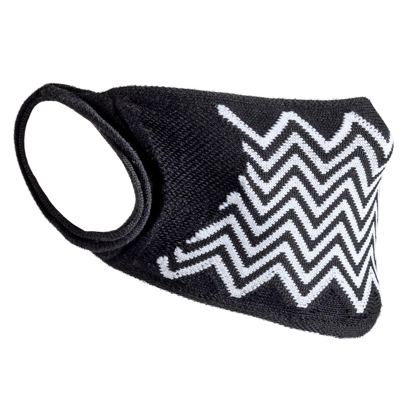 Zig Zag AntiBacterial Face Mask (Pack of 5) (Lime Green/Grey) RESULT ...