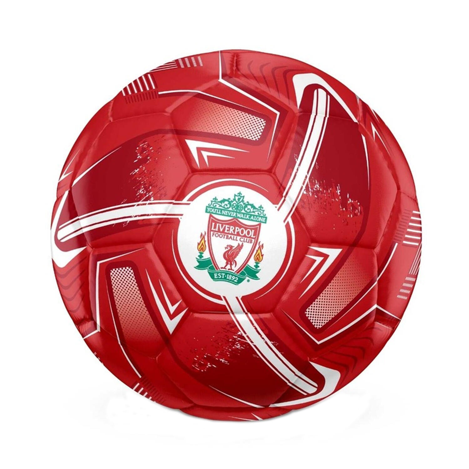 Turbine Print Football (Red/White/Green) LIVERPOOL FC | Decathlon