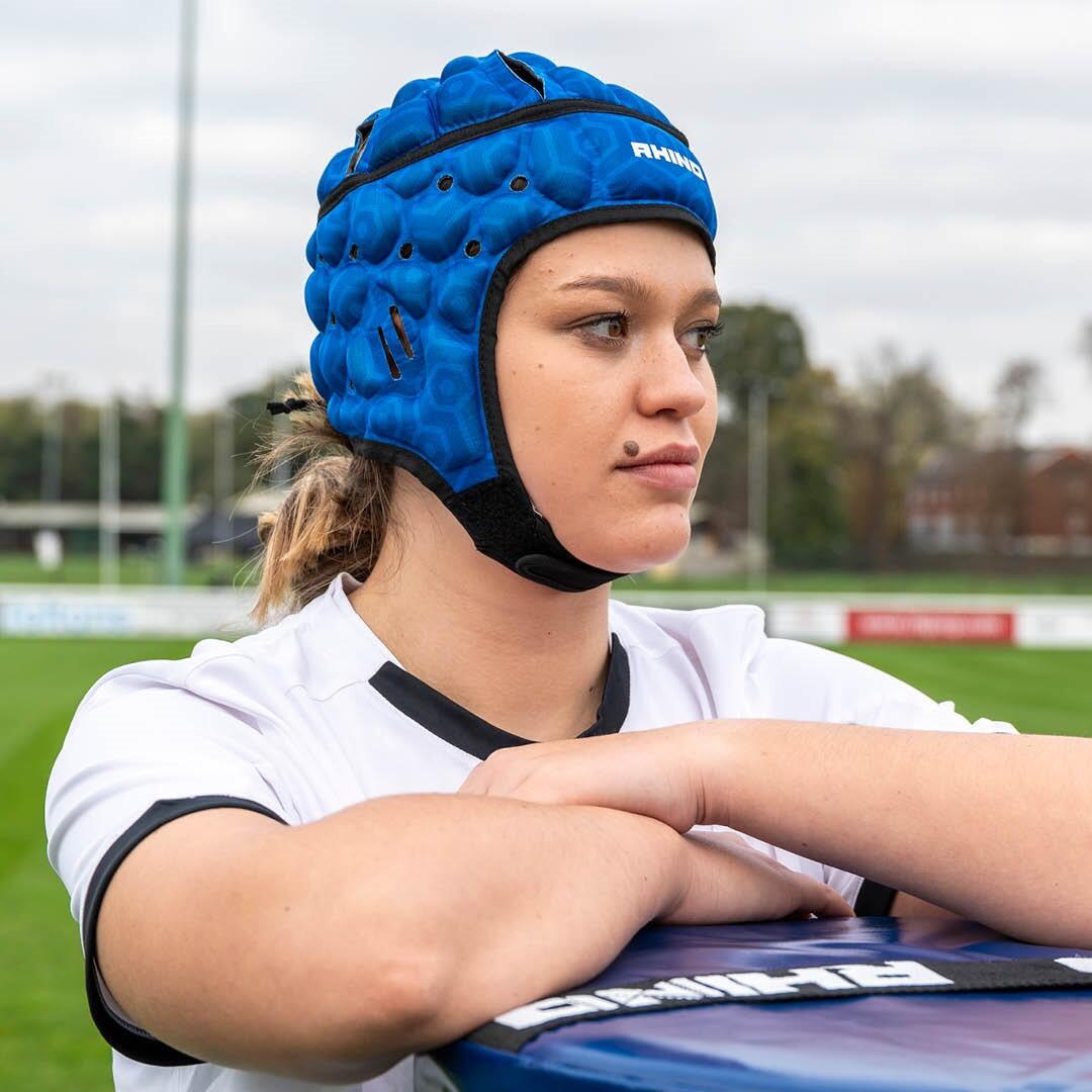 Rhino Pro Headguard Royal Blue JS RHINO | Decathlon