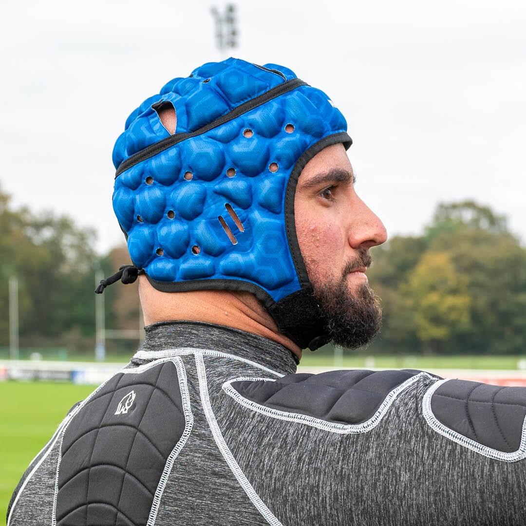 Rhino Pro Headguard Royal Blue JS RHINO | Decathlon