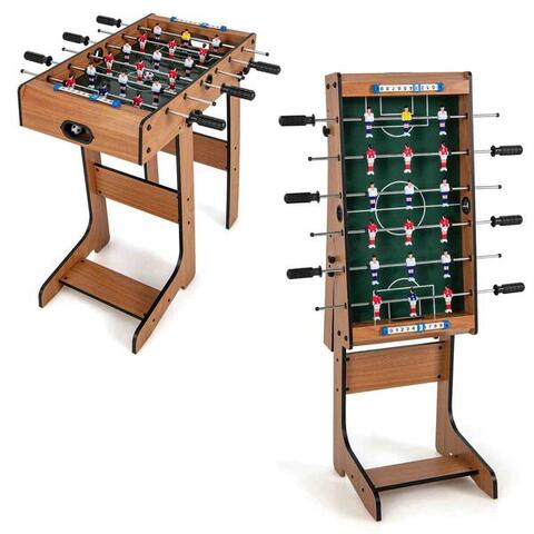 Folding Foosball Table Soccer Table Game Family Party Home Fun Toys