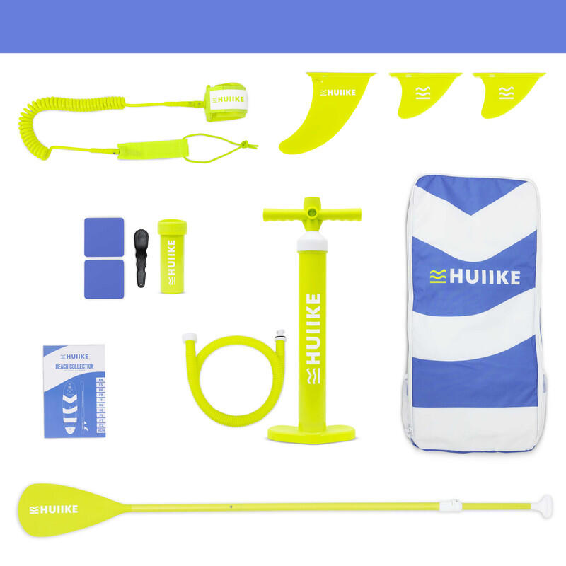 Stand Up Paddle Board with Premium Accessories, HUIIKE, Blue, High ...