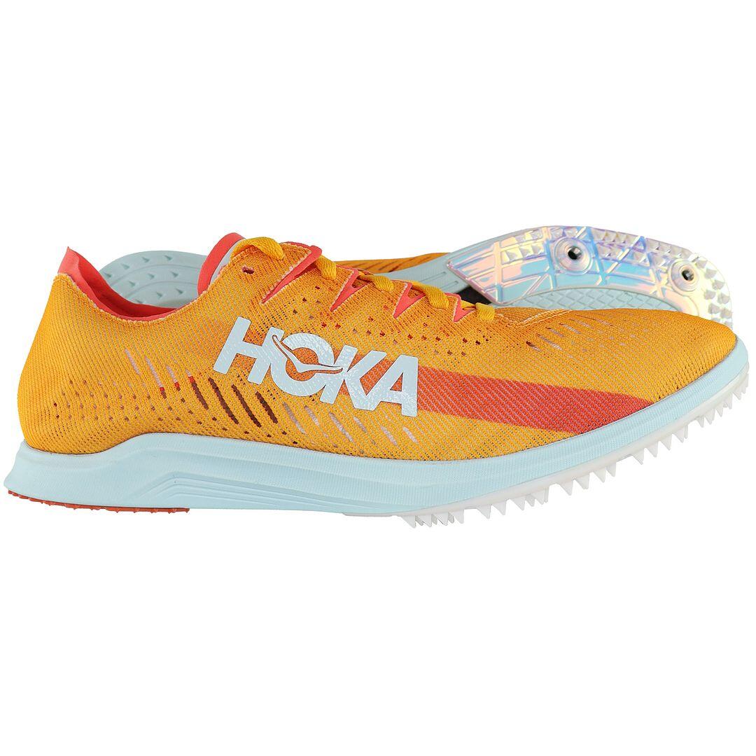 Hoka Cielo X LD Spike Mens Orange Track Shoes HOKA | Decathlon