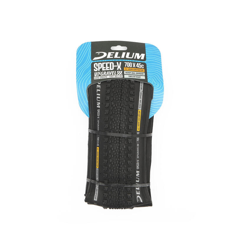 Pneu Vélo DELI SA-315 700x45C SPEED-X Repliable DELI TIRE | Decathlon