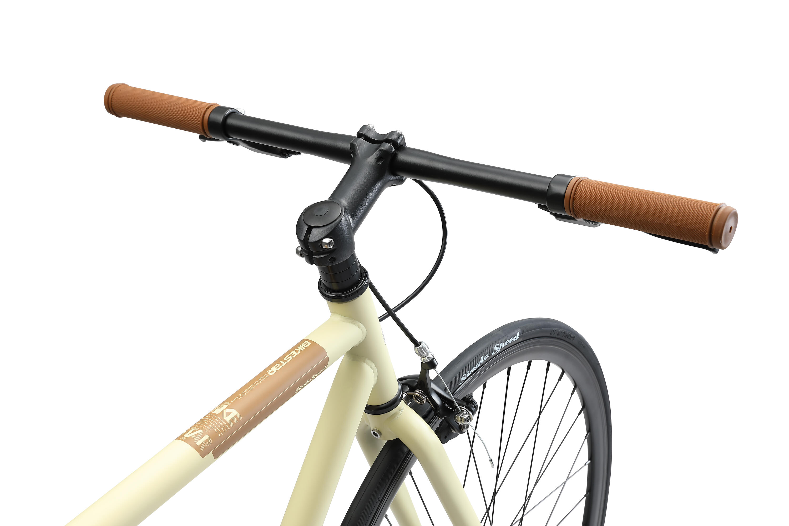 Aluminium stadsfiets single speed 28" | Decathlon