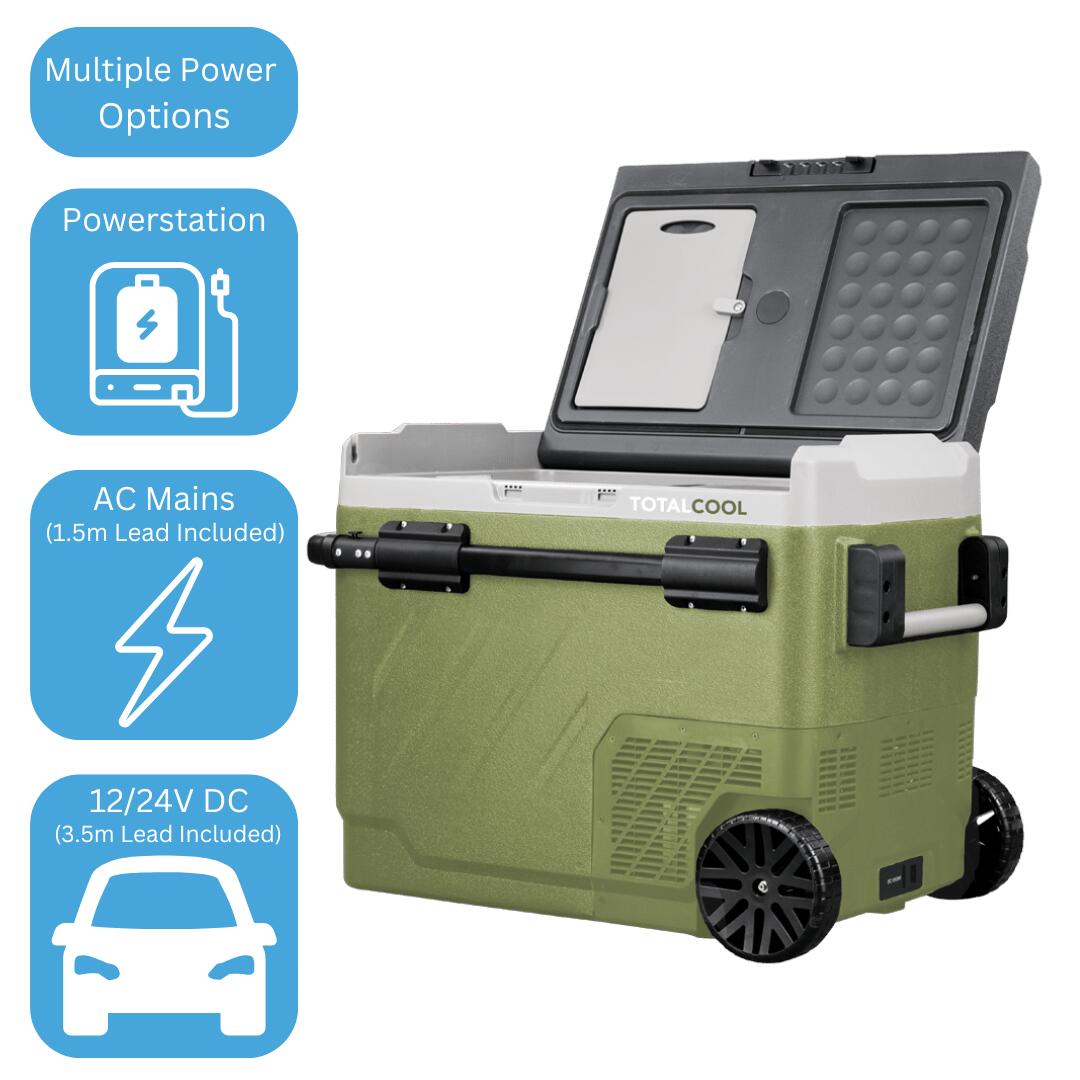 TF-Xtreme 50 Portable Fridge Freezer (Camo Green/Grey) TOTALCOOL ...