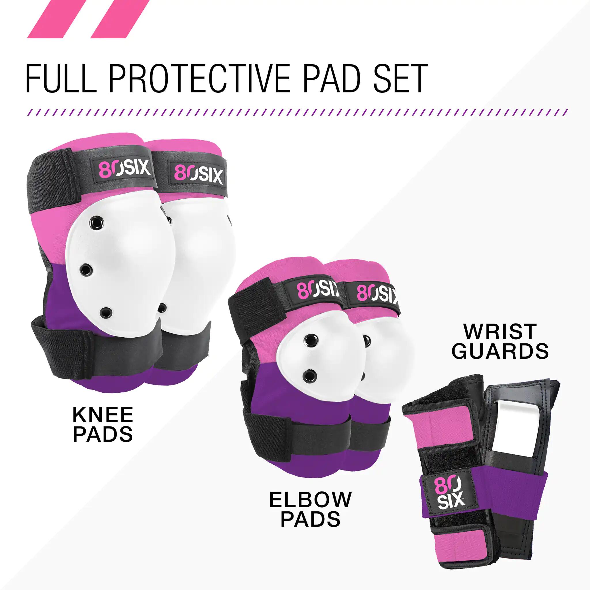 Multi Sport Pad Set Pink-Purple 14+ | Decathlon