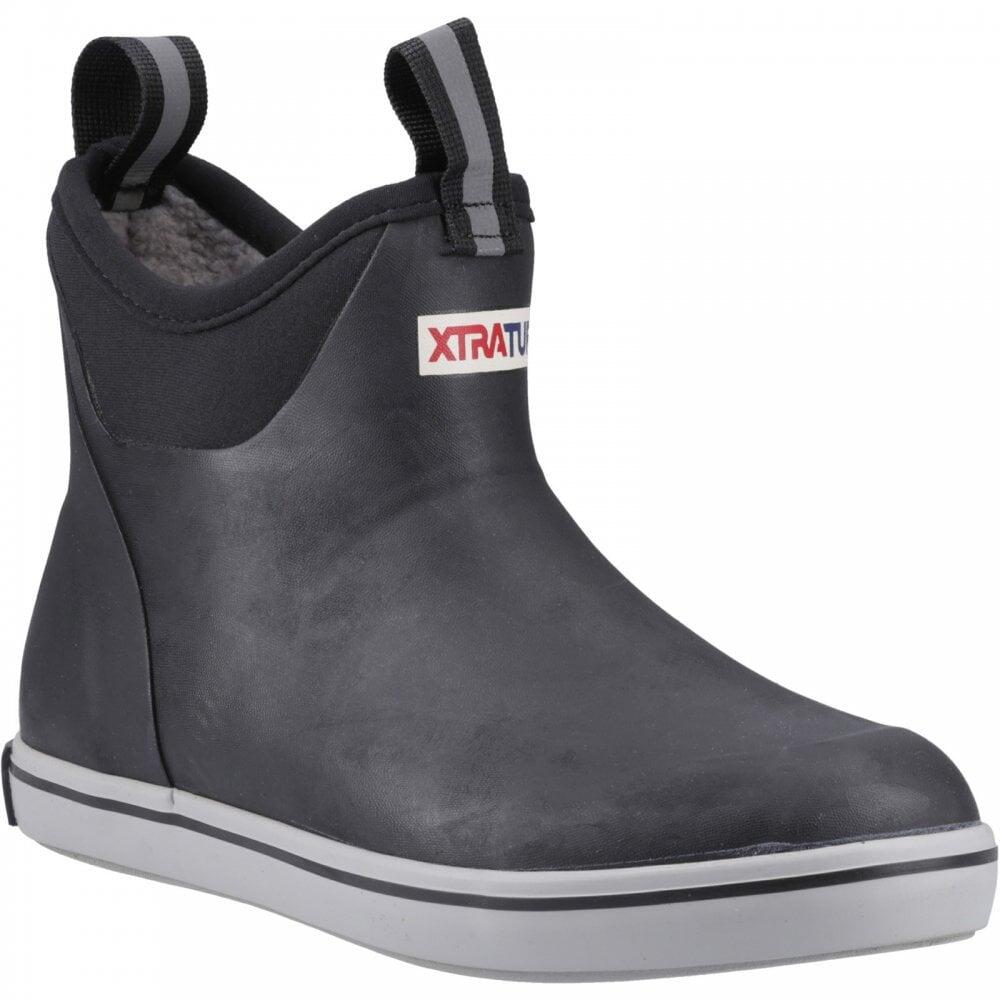 Xtratuf Trolling | Black | Unisex Fleece Warmed Lined Ankle Deck Boots | Decathlon