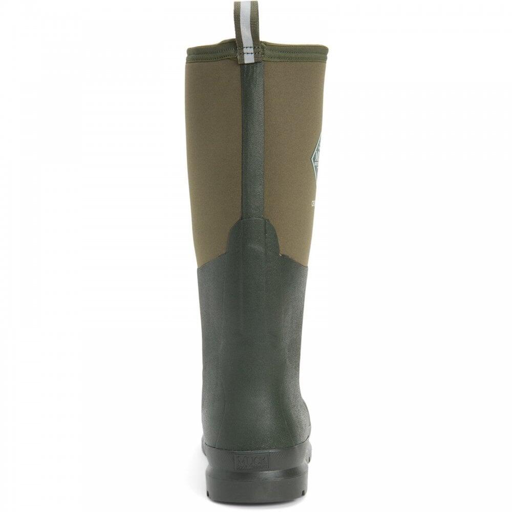 Muck Boots Chore Classic Hi Steel Cap | Moss | Safety Wellingtons COL ...