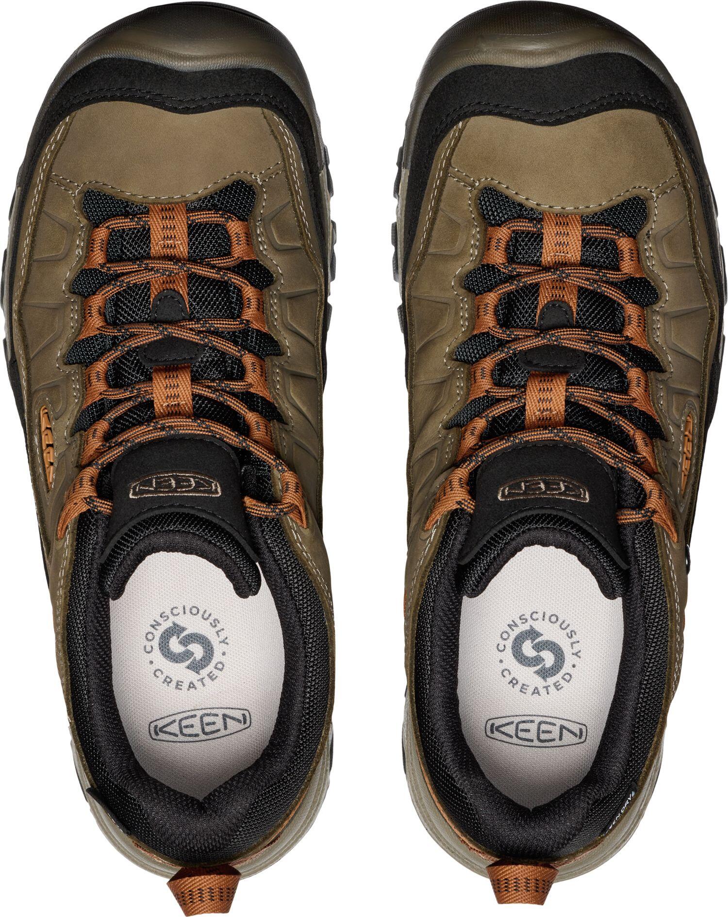 Men’s TARGHEE IV WP M Hiking Shoe Sea Turtle Green/Pecan Brown - Decathlon