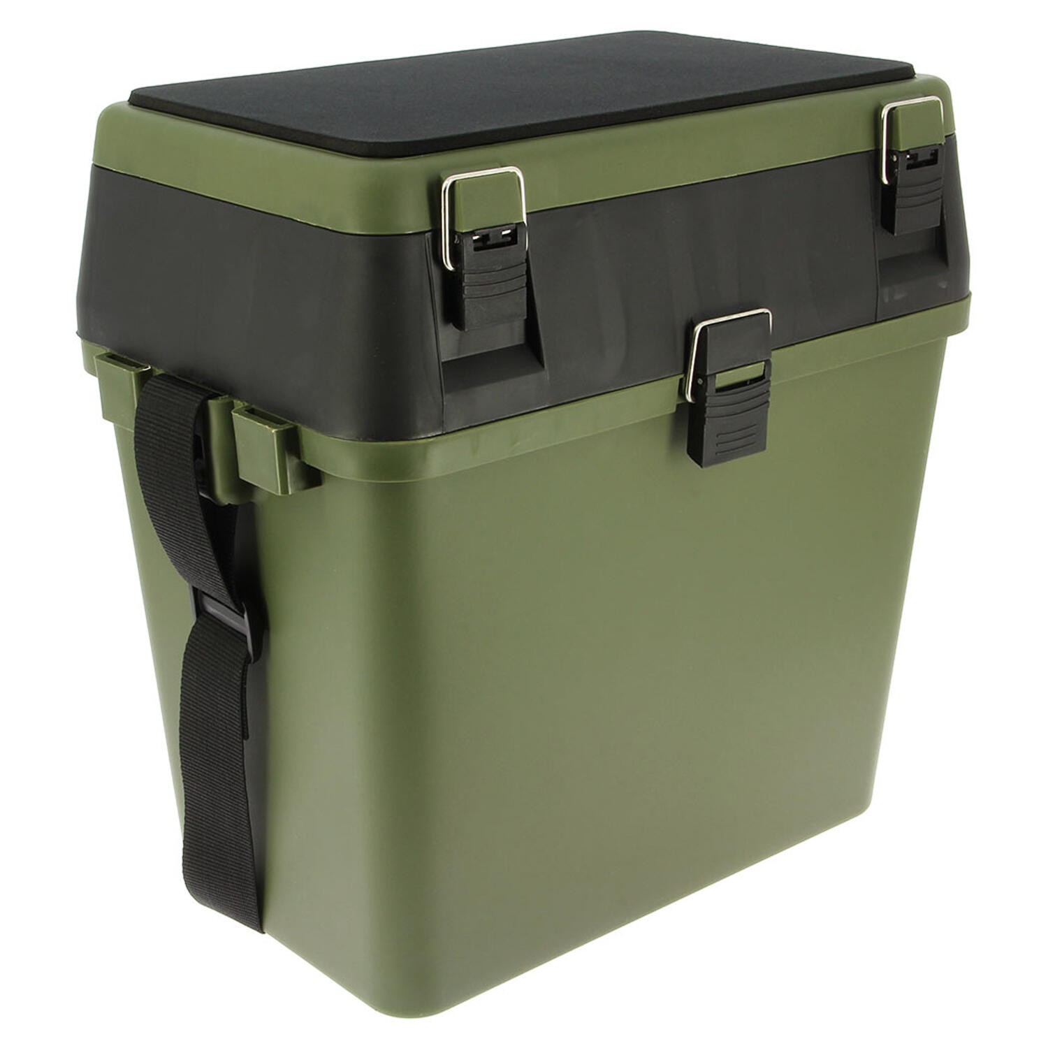 Session Fishing Seat Box (Green/Black) | Decathlon