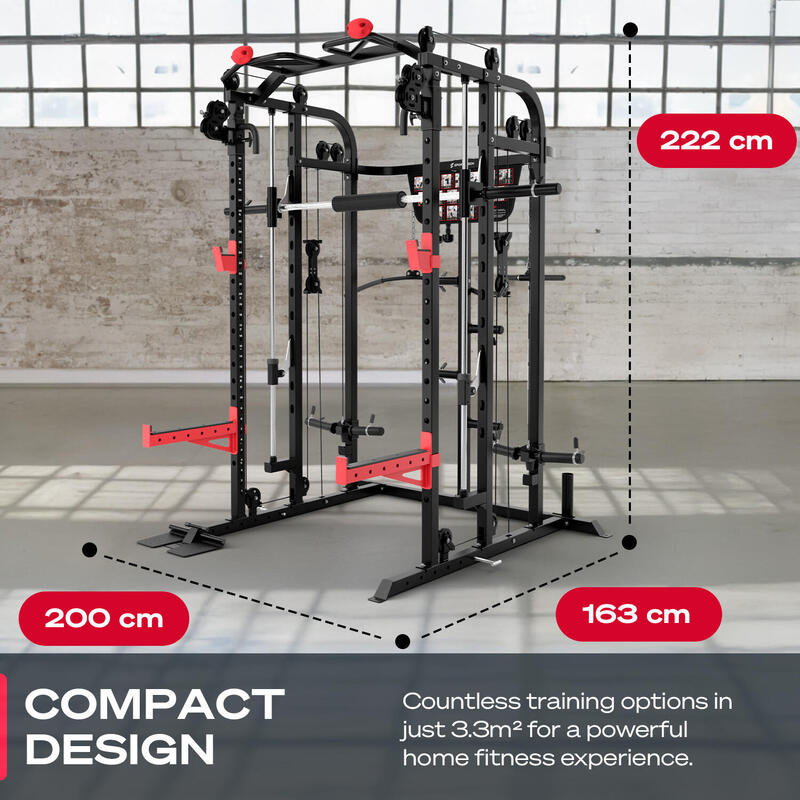 Sportstech SXM150 Smith Machine, la station de musculation pour la ...
