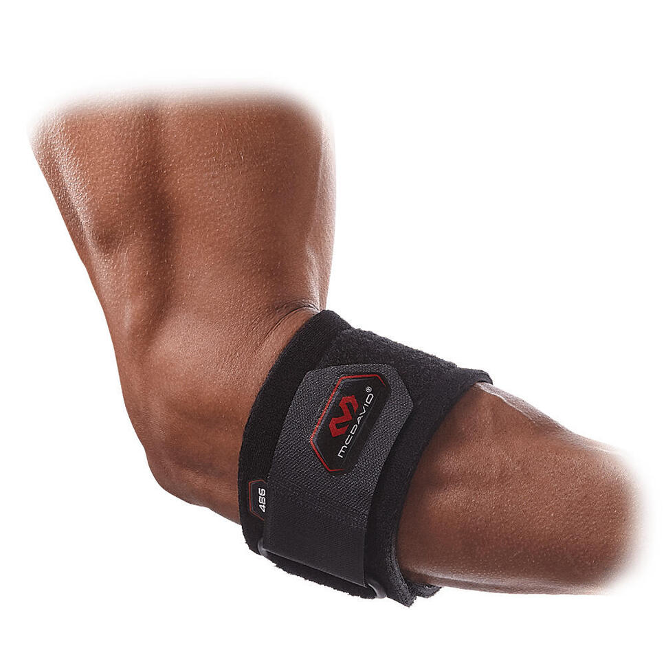 Adjustable Tennis Elbow Brace (Black) One Size | Decathlon