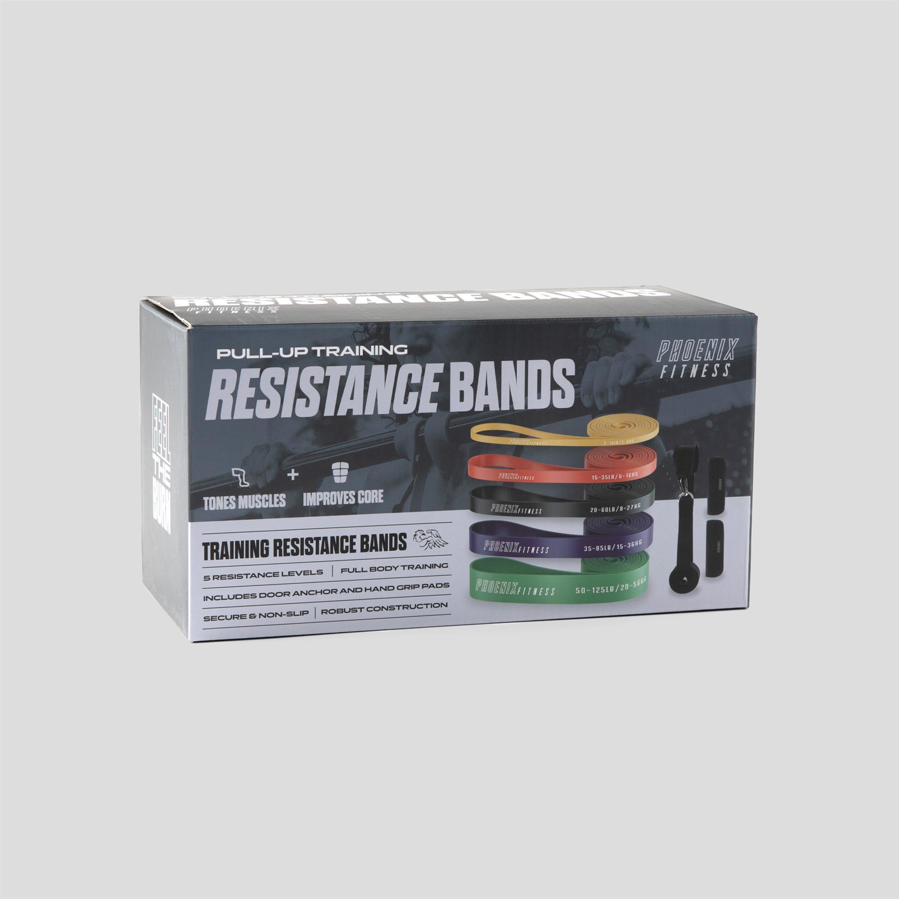 Phoenix Fitness Pull Up Bands Set - Standard PHOENIX FITNESS | Decathlon