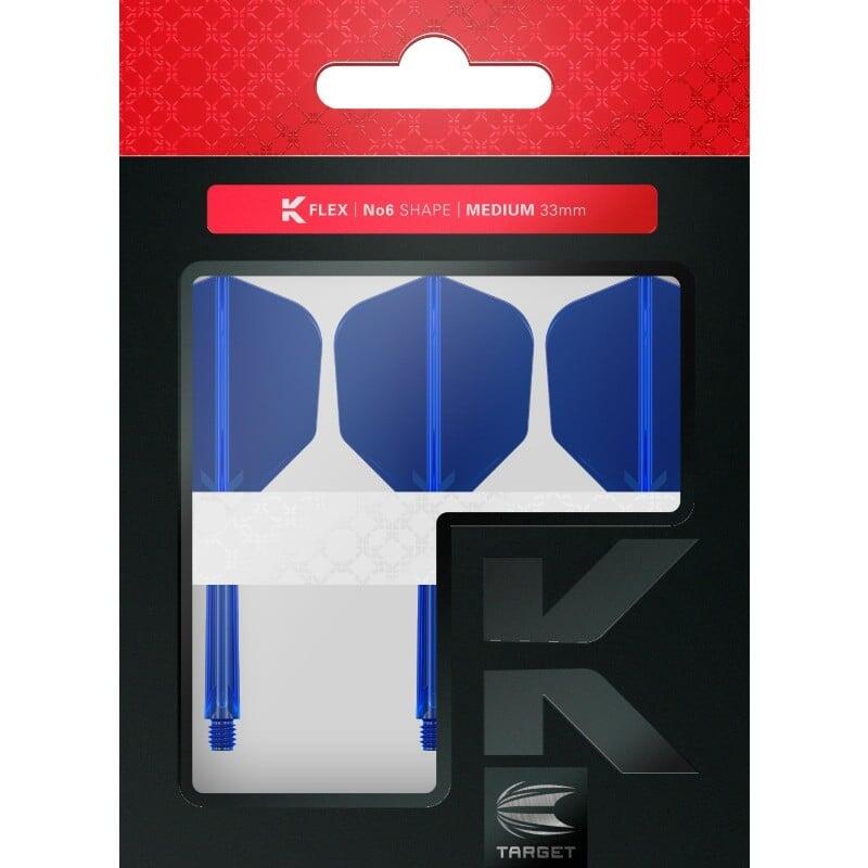 K Flex Dart Flights All in One Dart Flights and Stem Sets Medium No6 ...