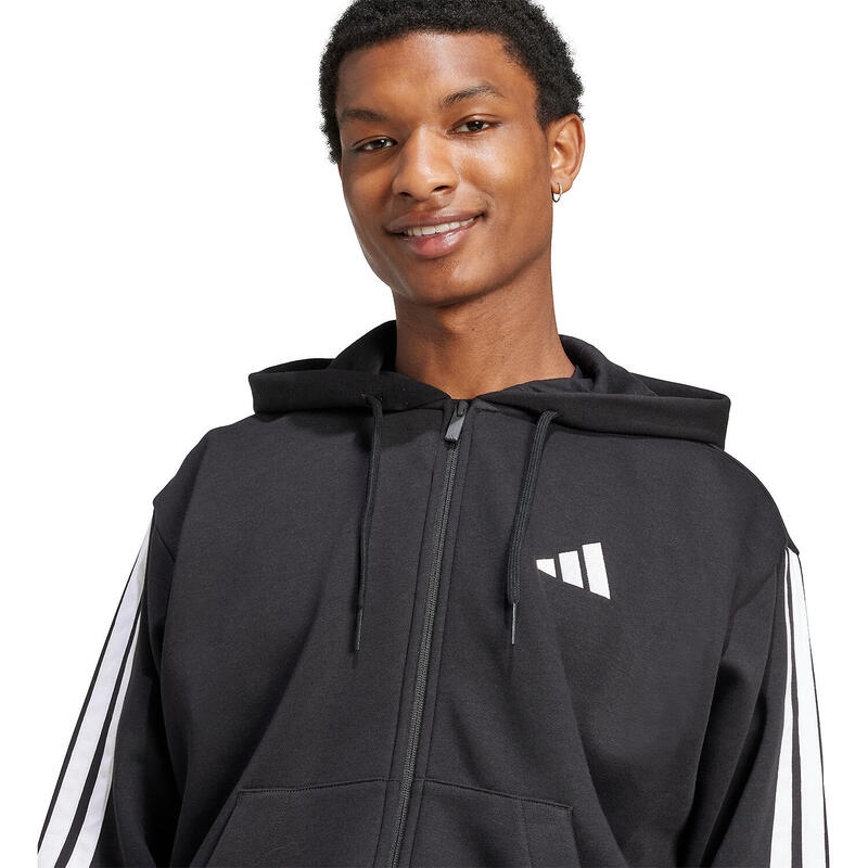 Pull sweat polaire homme Adidas JD1870 noir / blanc ADIDAS | Decathlon